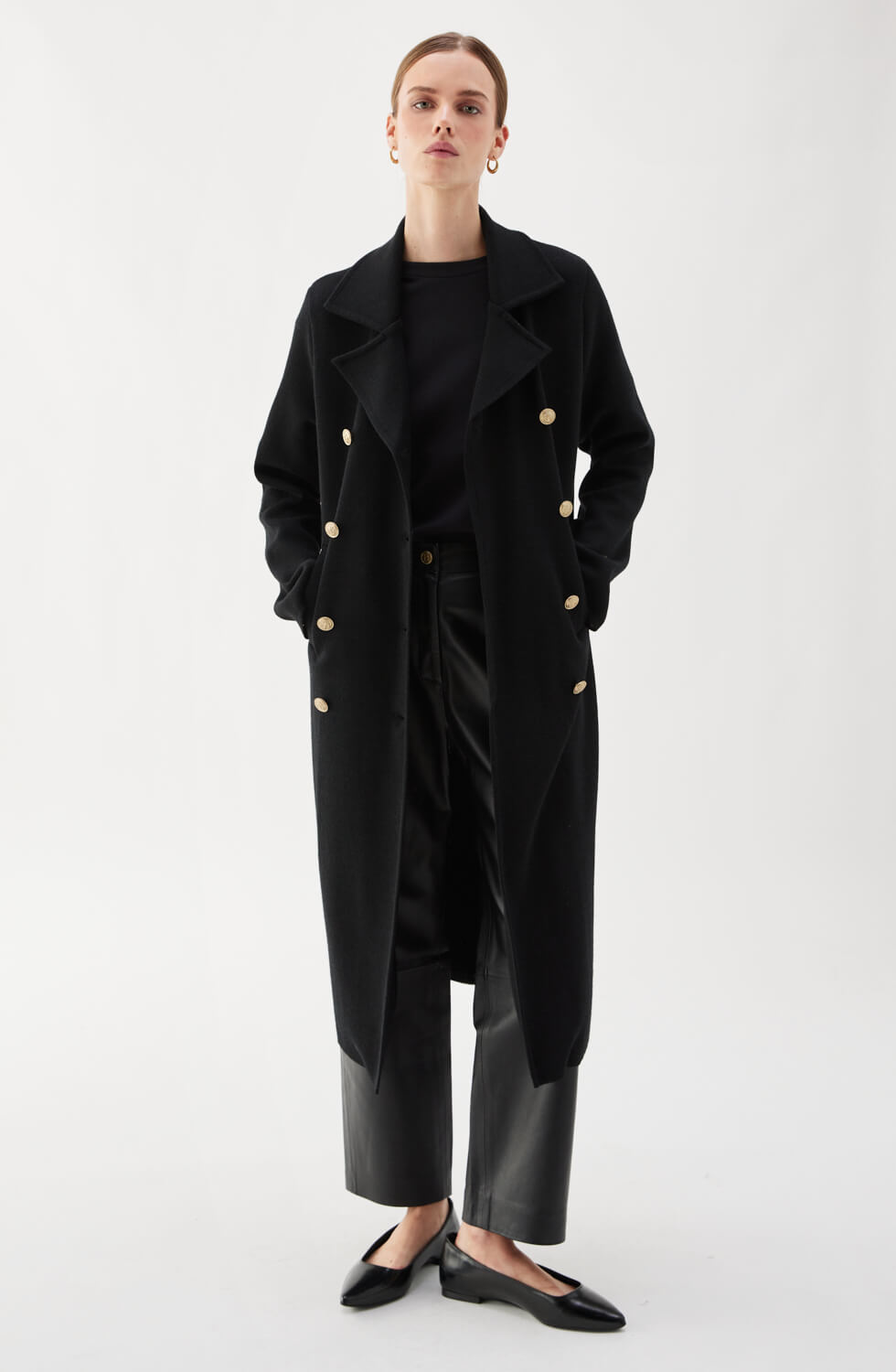 Iris Coat Black | Busnel.com